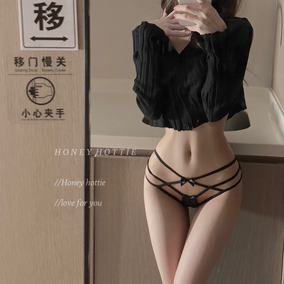 维多利亚性感甜美镂空蕾丝网纱低腰诱惑纯欲风少女内裤三角裤新款