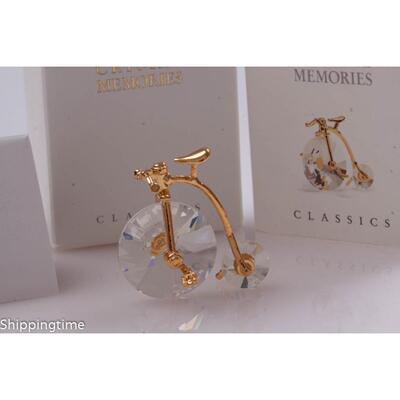 SWAROVSKI施华洛世奇摆件水晶Memories Penny Farthing Bicycle