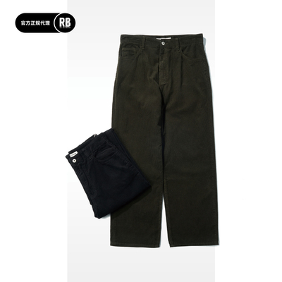 SOFTCONTAINER灯芯绒直筒长裤