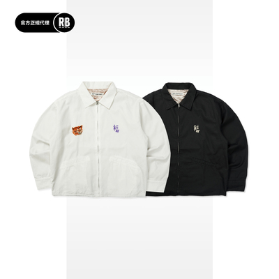 SOFT CONTAINER 刺绣纪念夹克男RADIANCE-Blue