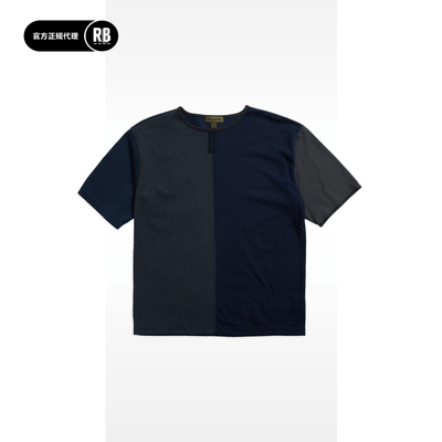 Nigel Cabourn 春夏新品50年代印花短袖男RADIANCE-Blue