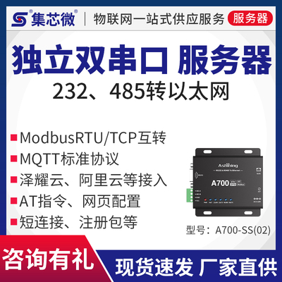 独立双串口RS485串口通讯服务器