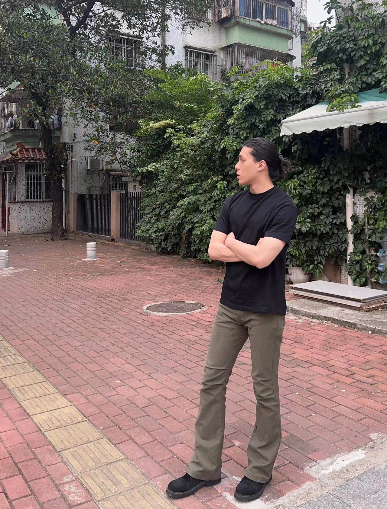 528d修身款常规版型打底叠穿小领口260g_虎窝淘