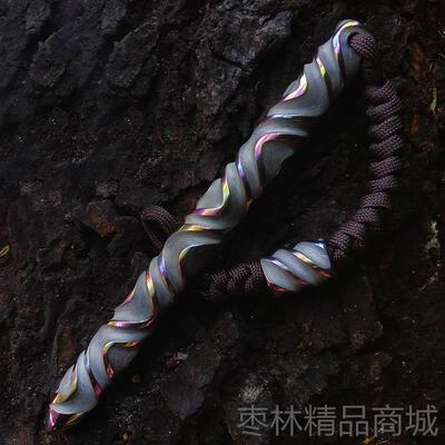 正品悟能钛把金酷棍防身法武器自卫户外玩件古合巴藤小撬合棍edc