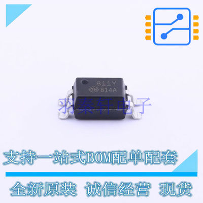 光耦-光电晶体管输出 FOD814ASD SMD-4P ON 全新原装正品