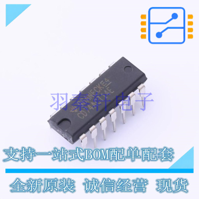 反相器 CD74ACT14E PDIP-14 TI 全新原装进口