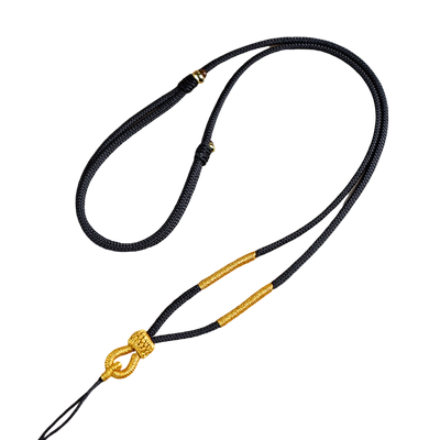 黄金蜜蜡玉石玉佩吊坠挂绳挂脖