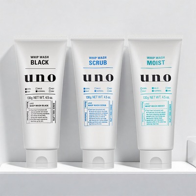 日本吾诺UNO男士洗面奶去角质