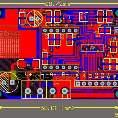 GYJ-0211-B 四位数码管显示电子价签 RS485通讯数码管显示价格