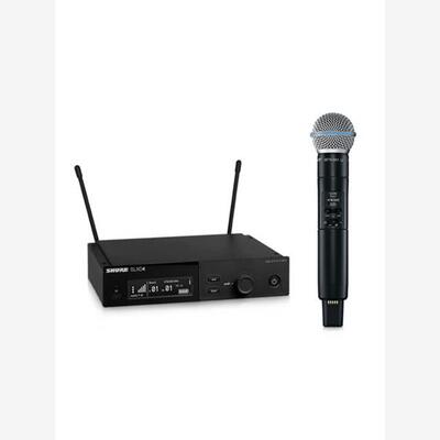 舒尔SLXD24BETA58 SM58一拖一无线手持话筒一拖二演出直播麦克风