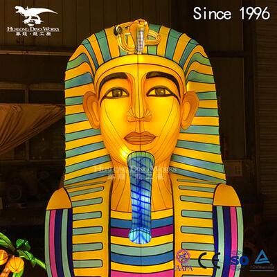 埃及狮身人面像彩灯灯会自贡大型彩灯工厂制作厂家城市亮化工程