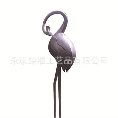 美丽乡村改建景观工程公园庭院不锈钢锻铜铸铜仙鹤雕塑