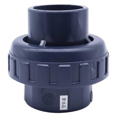 ASAHIAV活接超纯水洁净管件Clean-pvc由令HP-PVC禁油品弯头