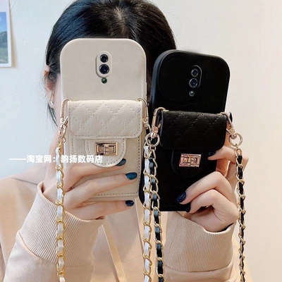 菱格零钱包魅族16手机壳M928Q保护套斜挎meizu16外壳女新款挂绳潮