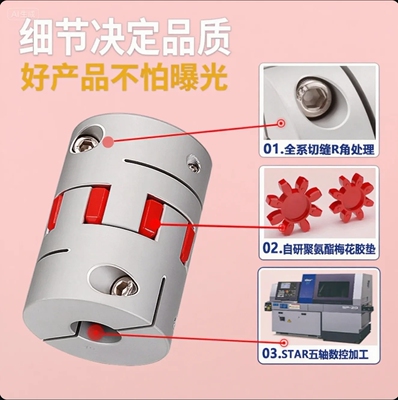 伺服电机进步机数控机床联轴器