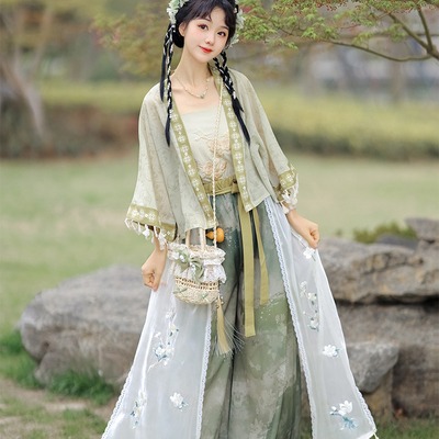 宋制汉服女新款碧洛汉元素夏