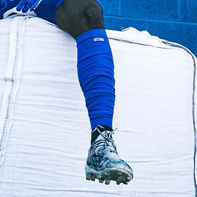 NXT褶皱袜护小腿美式橄榄球运动腰旗长筒袜腰旗Flag Football训练