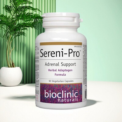 加拿大 Bioclinic Sereni-Pro 肾上腺支持 南非醉茄 草本配方90粒