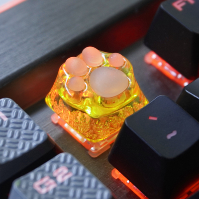 ZOMO原创3D打印树脂猫爪键帽