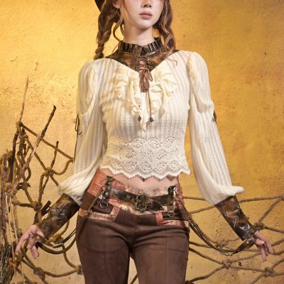 虚轨原创沉船秘境复古针织衫