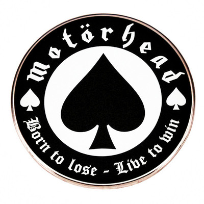Motorhead摩托党胸针生来注定要失败活着注定要胜利别针徽章