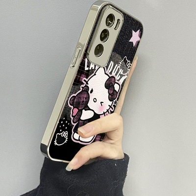 opporeno12手机壳皮质新款