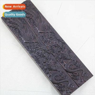 Brush Calligraphy Paperweight Dragon Phoenix Pine Crane Rule