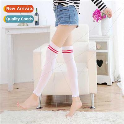 Spring and summer two two bar combed cotton stockings high k