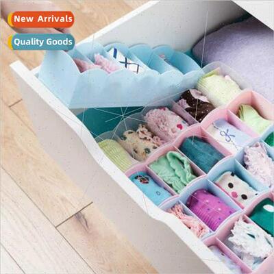 Thickened 5 compartments underwear sock box drawer organizer