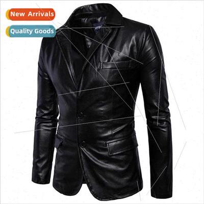 2022 new men leather jacket men Brish men biker leather jack