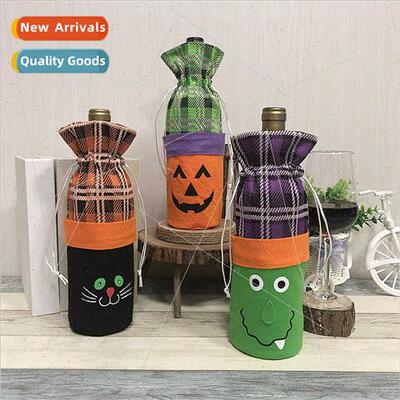 Halloween decorations wine bottle covers creative wch pumpki