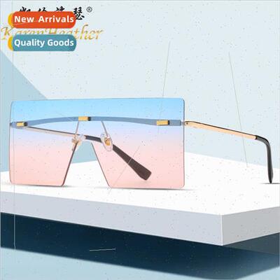 Continuous piece sunglasses 4233 Europe rimless sunglasses w