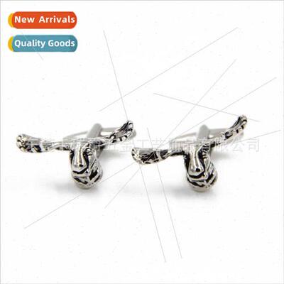 Funny cow head shape cufflinks cufflinks men French shirt cu