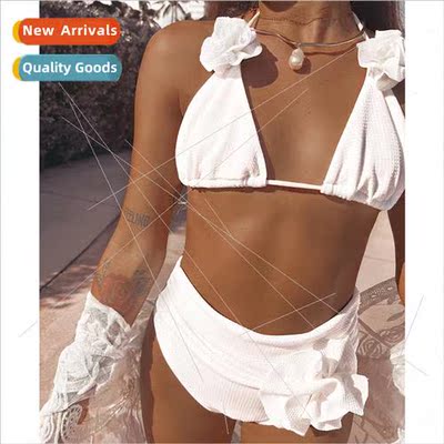High Waist Women Bikini Set Halter Push Up Bikinis Swimwear