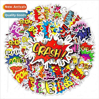 50 English nd luggage stickers creative personaly waterproof