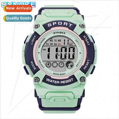Children students electronic watch waterproof sports multifu