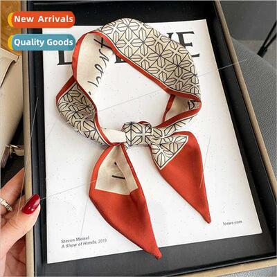 Spring Autumn new geometric pattern Western- thin narrow str