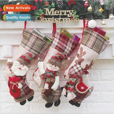 New Christmas Stocking  Bags Christmas Tree Hanging Decorati