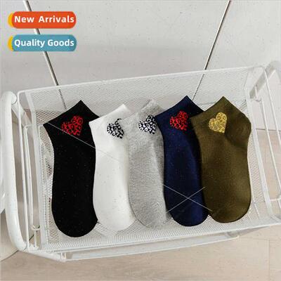 Socks girls short socks shallow mouth spring summer cotton d