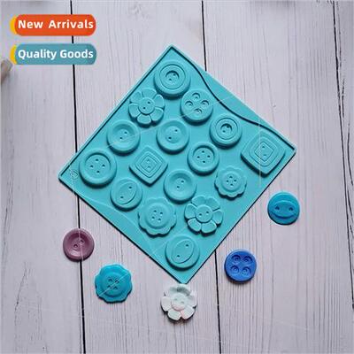 Sunflower Button Chocolate 375 licone Mold Cake Pudding Dess
