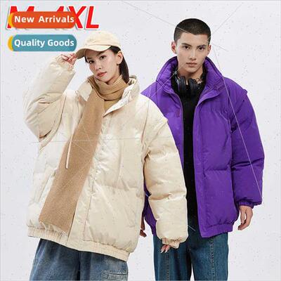 Detachable sleeves cotton jacket simple ins hundred versatil