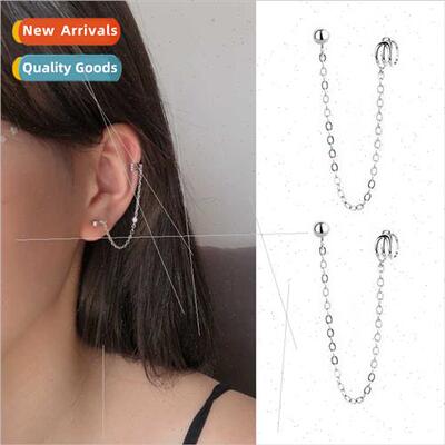 Multi-layer line earrings women Korea simple onepcs chain ea