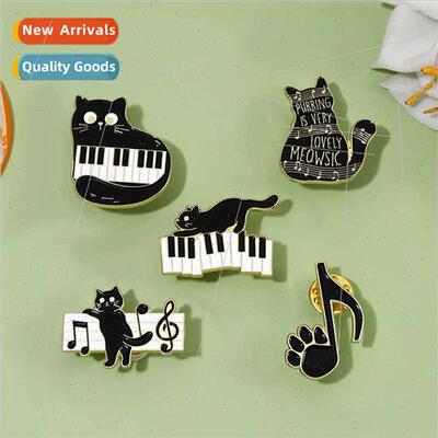 new creative cartoon piano notes cat modelling cute cute ver
