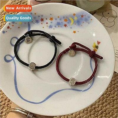 New red rope braided bracelet auspicious puppy adjustable br