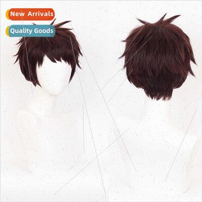 Anime Wigs Hero Academia  4 zaki-Monogatari Reddish Brown Cr