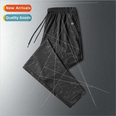 2023 summer men pants quick-drying men plus size sweatpants