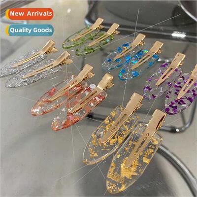 Hair accessories female acetic acid no trace hair clips simp