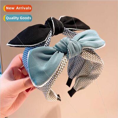 Korea early fall new retro ins bird nest colorful bow variab