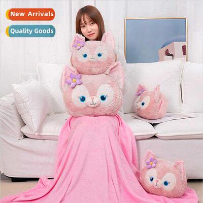 Cute nnaeus Bell 3-in-1 hwarmer pillow muffler pillow plush