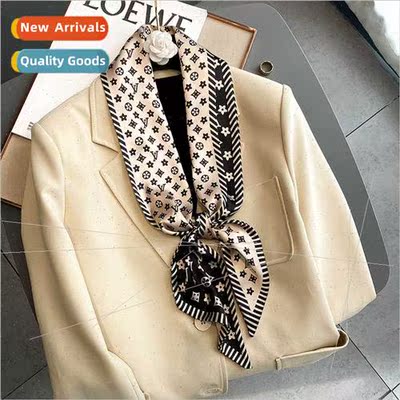 2021 new Europe Uned States nd small neckerchief fashion ear